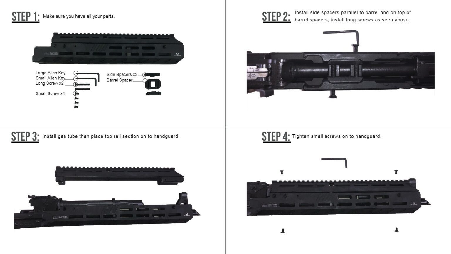 M70 Extended M-Lok Handguards - Zastava Arms USA