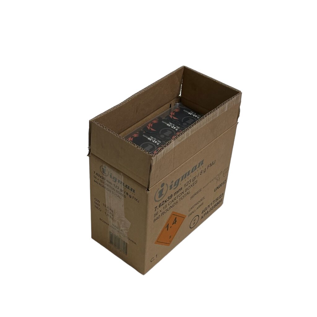 7.62x39mm AMMUNITION BRASS CASE - Zastava Arms USA